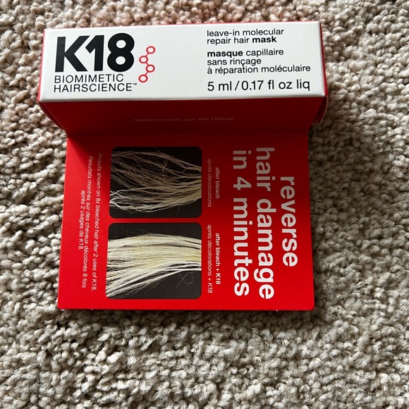 K 18 | Hair | New K8 Leavein Molecular Repair Hair Mask 17fl Oz | Poshmark